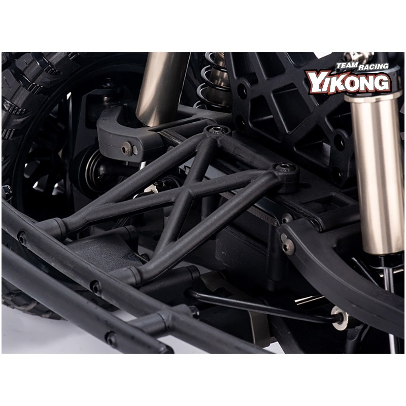 YK4072-R-V2 YIKONG Racing DF7 V2 - Desert Fighter 4WD 1/7 électrique - carrosserie Rouge - RTR