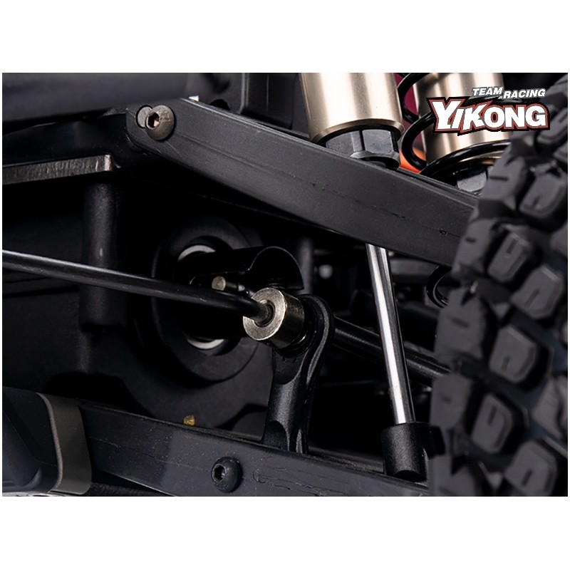 YK4072-R-V2 YIKONG Racing DF7 V2 - Desert Fighter 4WD 1/7 électrique - carrosserie Rouge - RTR